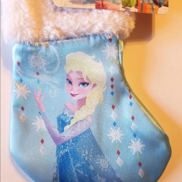 Disney | Accessories | Disney Frozen Elsa 8 Inch Christmas Stocking ...
